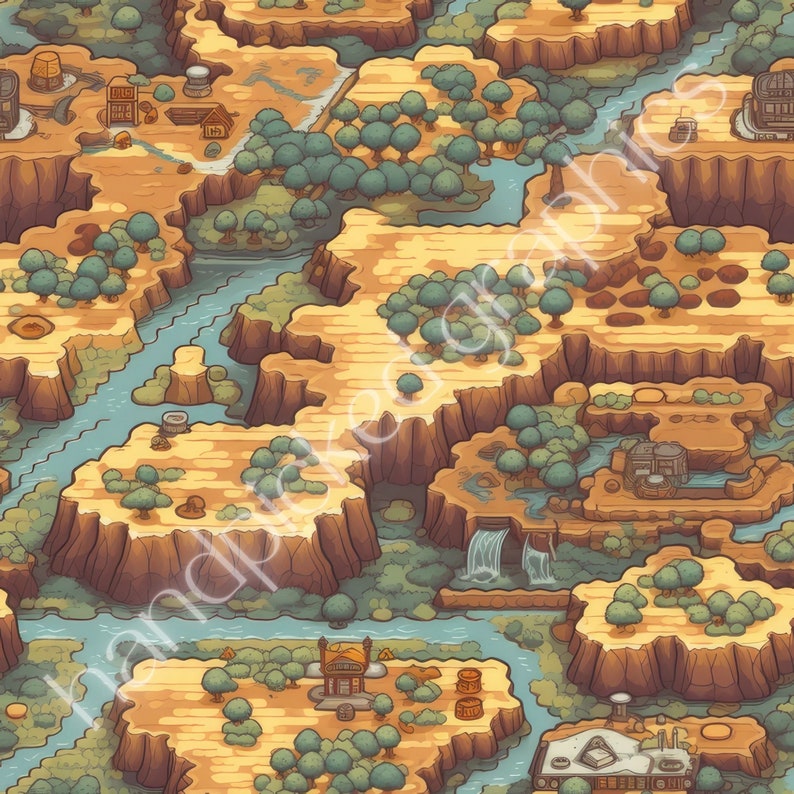 Game Map Seamless Patterns Gamer Digital Paper Game Boy - Etsy