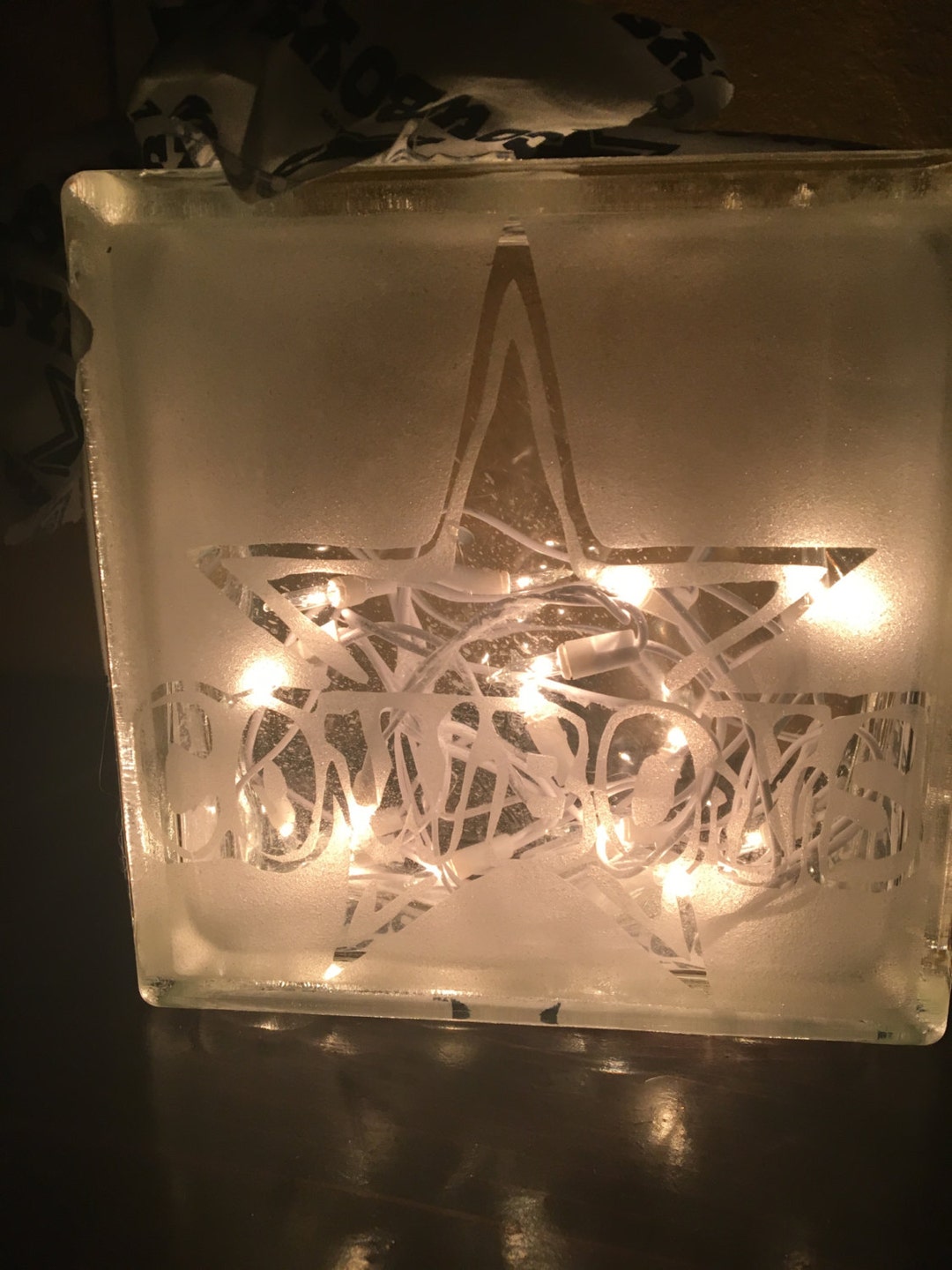 Dallas Cowboys Night Light - Etsy