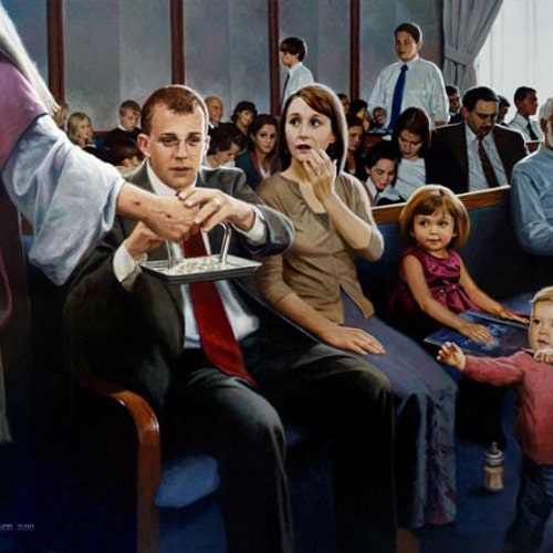 LDS Mormon Art Sacrament Meeting Painting Print 11 X 14 Doc | Etsy