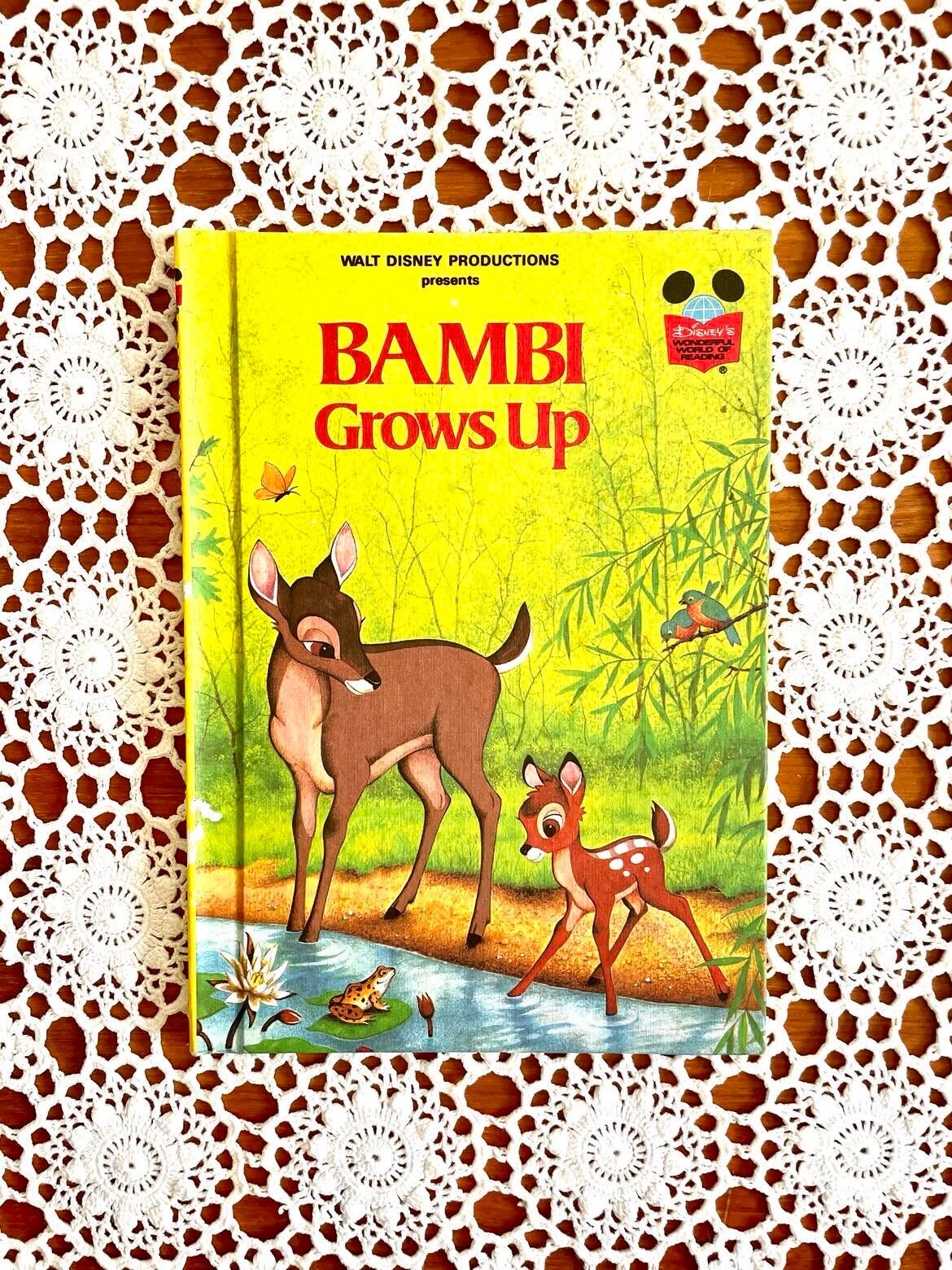 Bambi Grows up 1979 - Disney's Wonderful World of Reading - Etsy