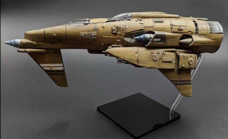 Star Wars Model 1/72 Quarren Gunship Return of the Jedi 3D Printed ...