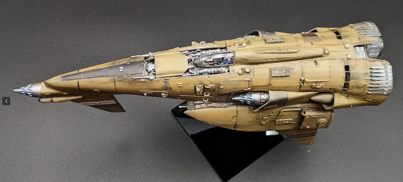 Star Wars Model 1/72 Quarren Gunship Return of the Jedi 3D Printed ...