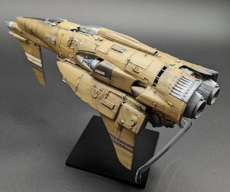 Star Wars Model 1/72 Quarren Gunship Return of the Jedi 3D Printed ...