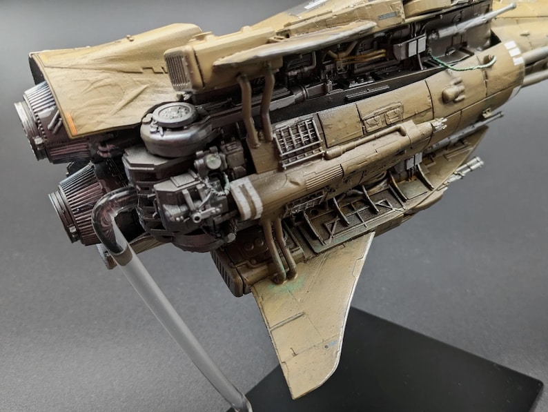 Star Wars Model 1/72 Quarren Gunship Return of the Jedi 3D Printed ...