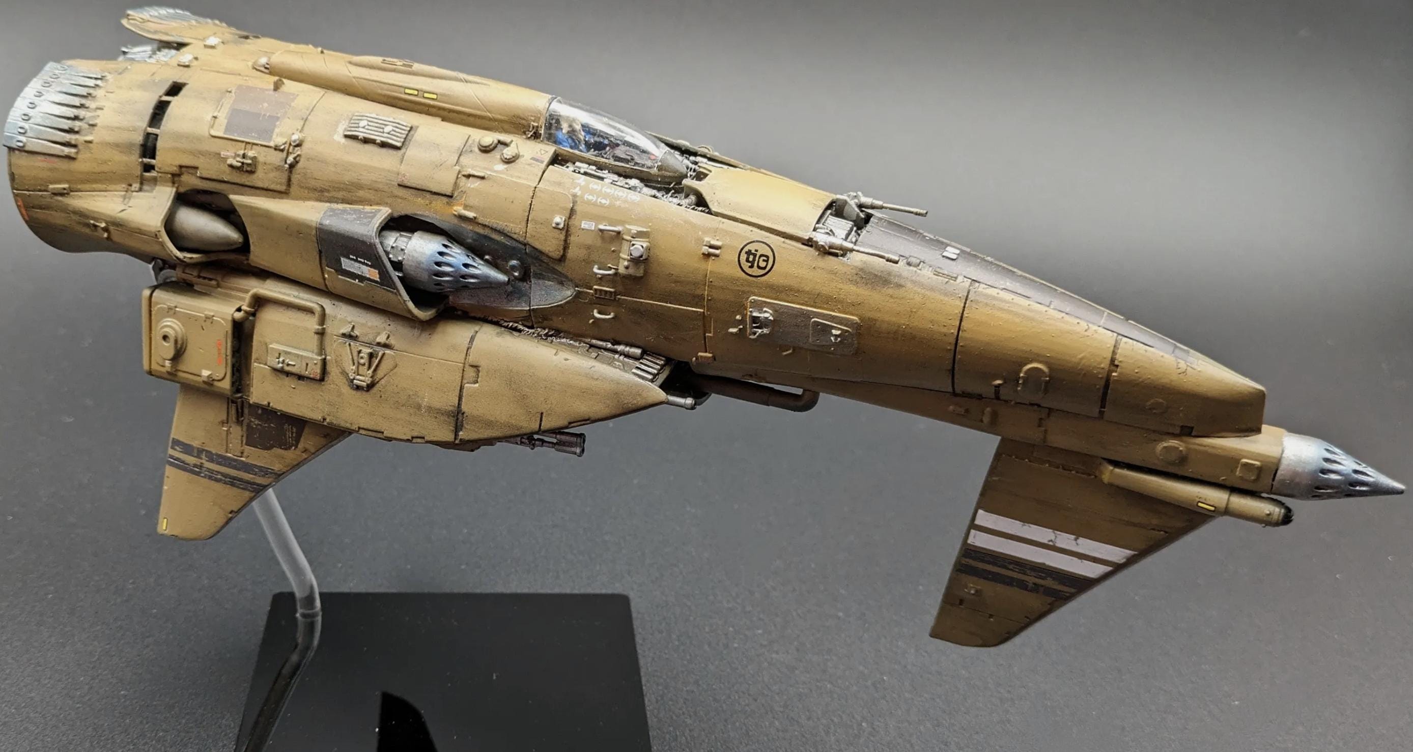 Star Wars Model 1/72 Quarren Gunship Return of the Jedi 3D Printed ...