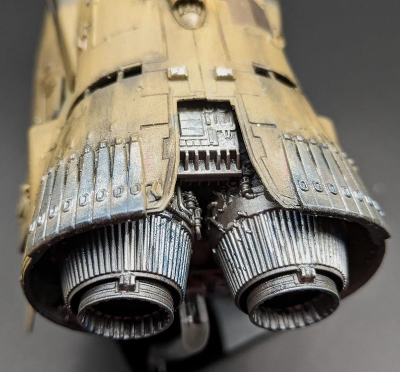 Star Wars Model 1/72 Quarren Gunship Return of the Jedi 3D Printed ...