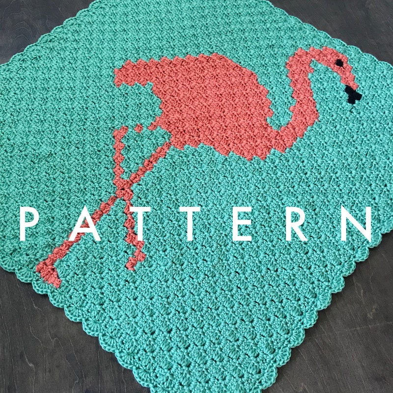 Crochet Flamingo Pattern - Etsy