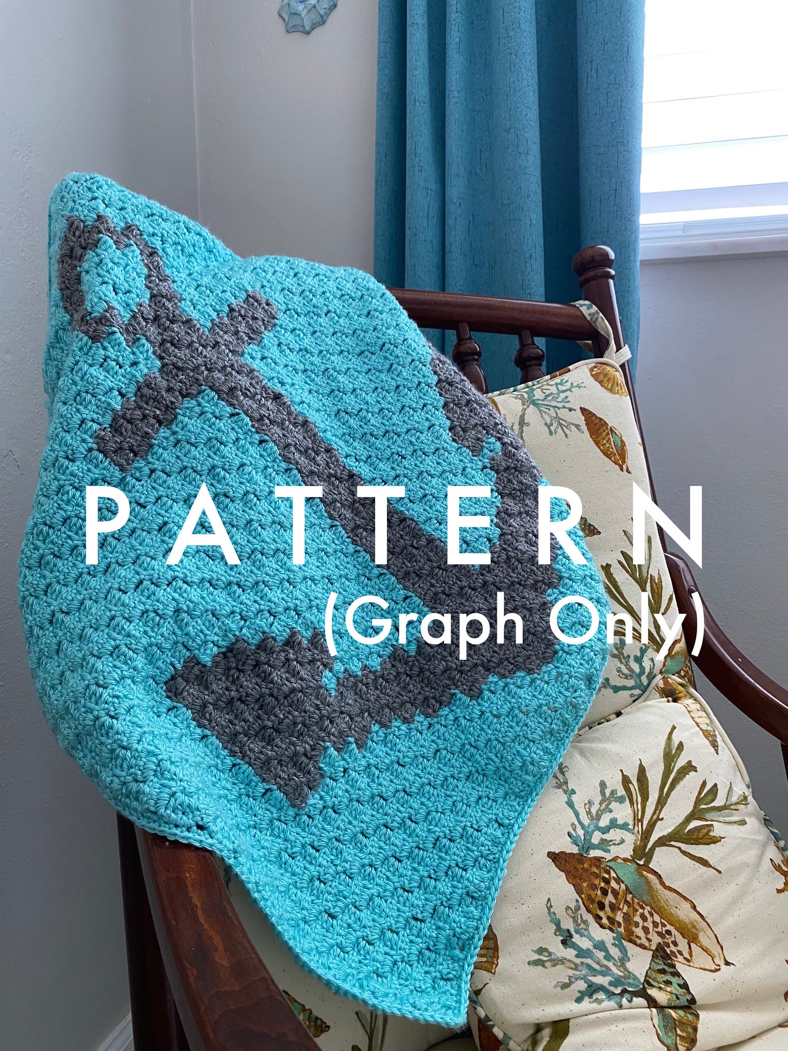 CROCHET PATTERN (graph Only): Anchor Corner-to-corner Baby Blanket - Etsy