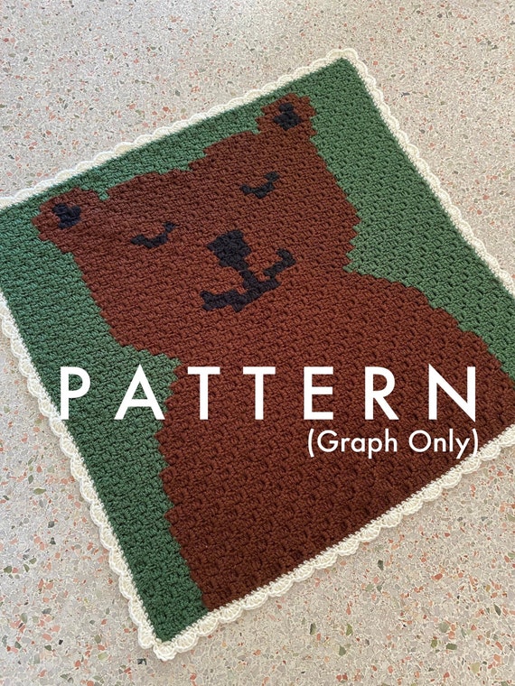 CROCHET PATTERN graph Only : Bear Corner-to-corner Baby - Etsy