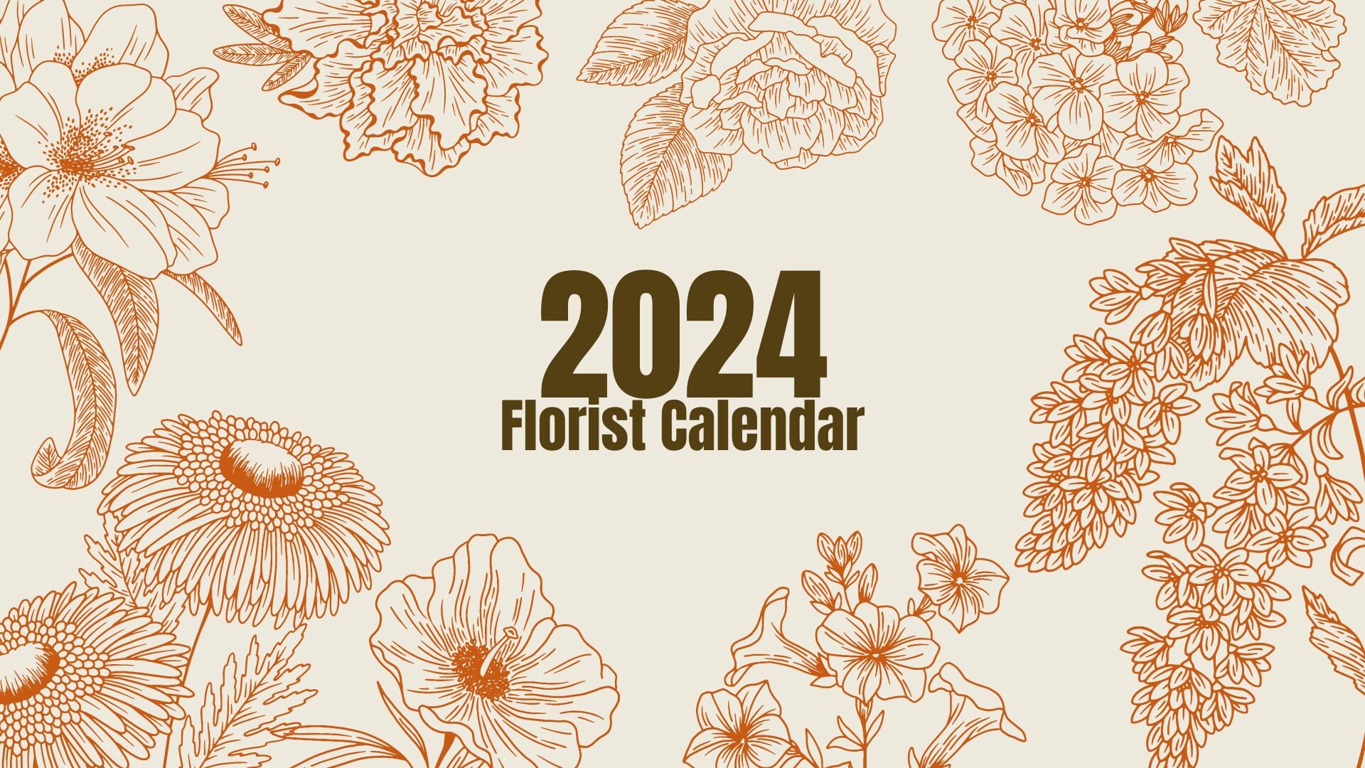 Floral Calendar Printable - Etsy