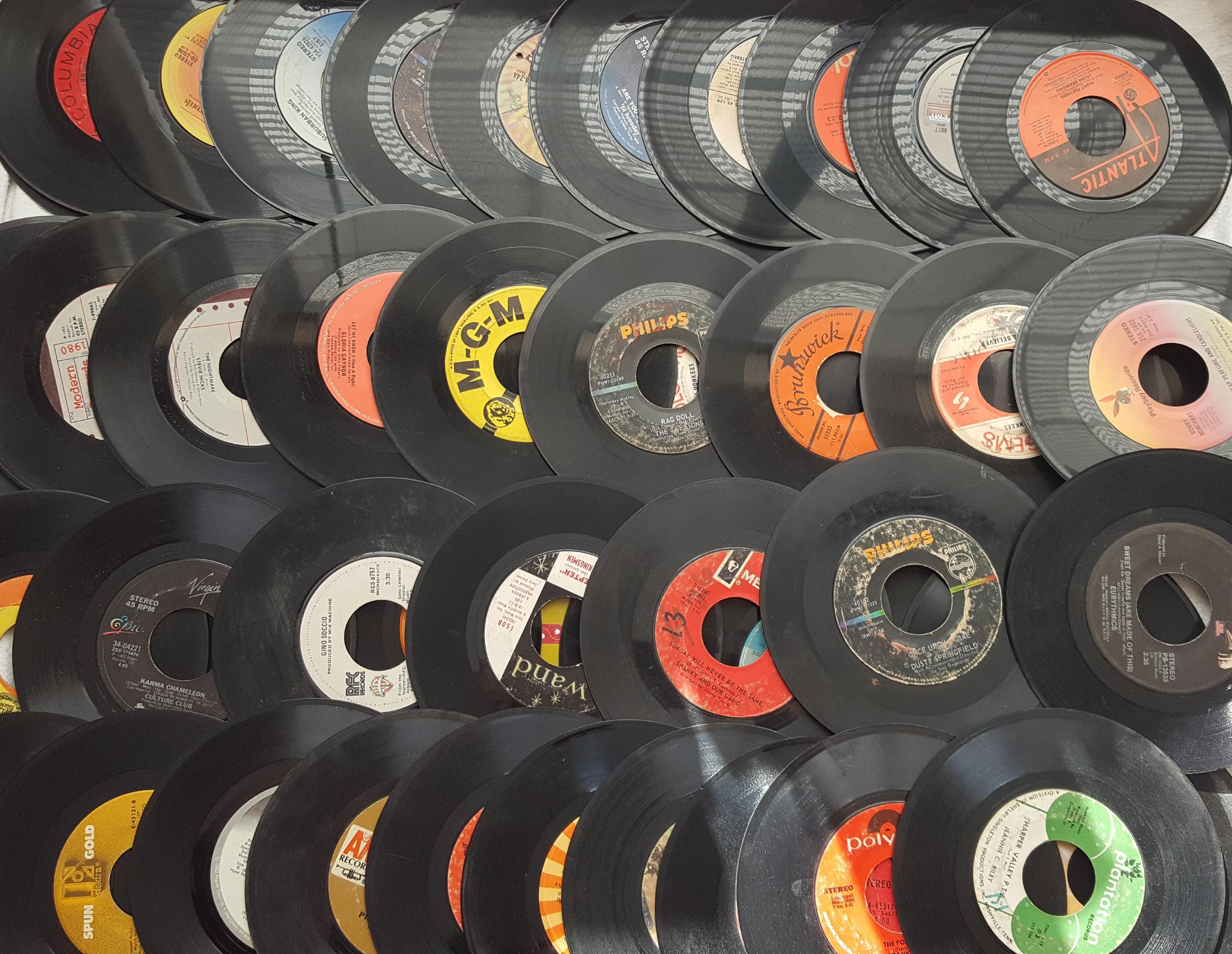 Vinyl Records Various Quantities Lots of 7" 45 Rpm Vinyl Records. - Etsy
