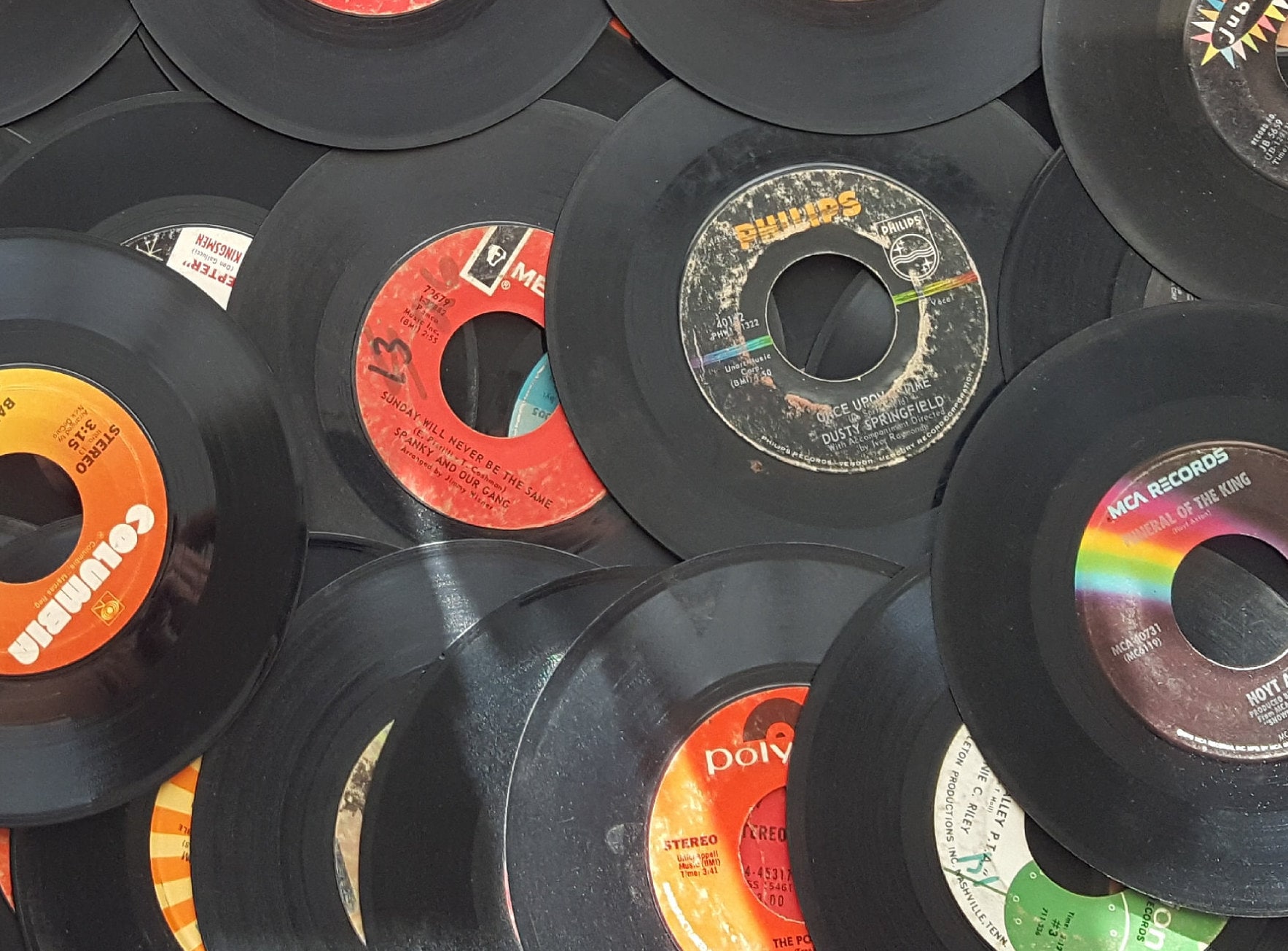 Vintage Lot of (25) 45 RPM Vinyl Records - Etsy