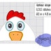 Applique Peeker Design chirp the Chick Peaker - Etsy