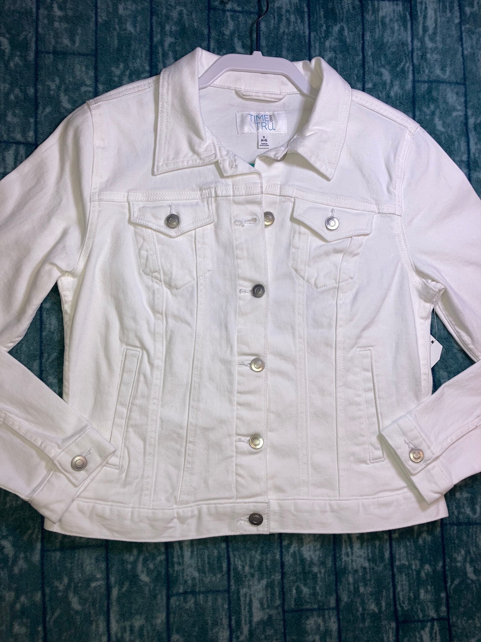 White Jean Jacket With Butterfly Embroidery Design - Etsy