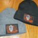 Fleece Lined Coal Miner Beanie Coal Miner Skull Patch - Etsy