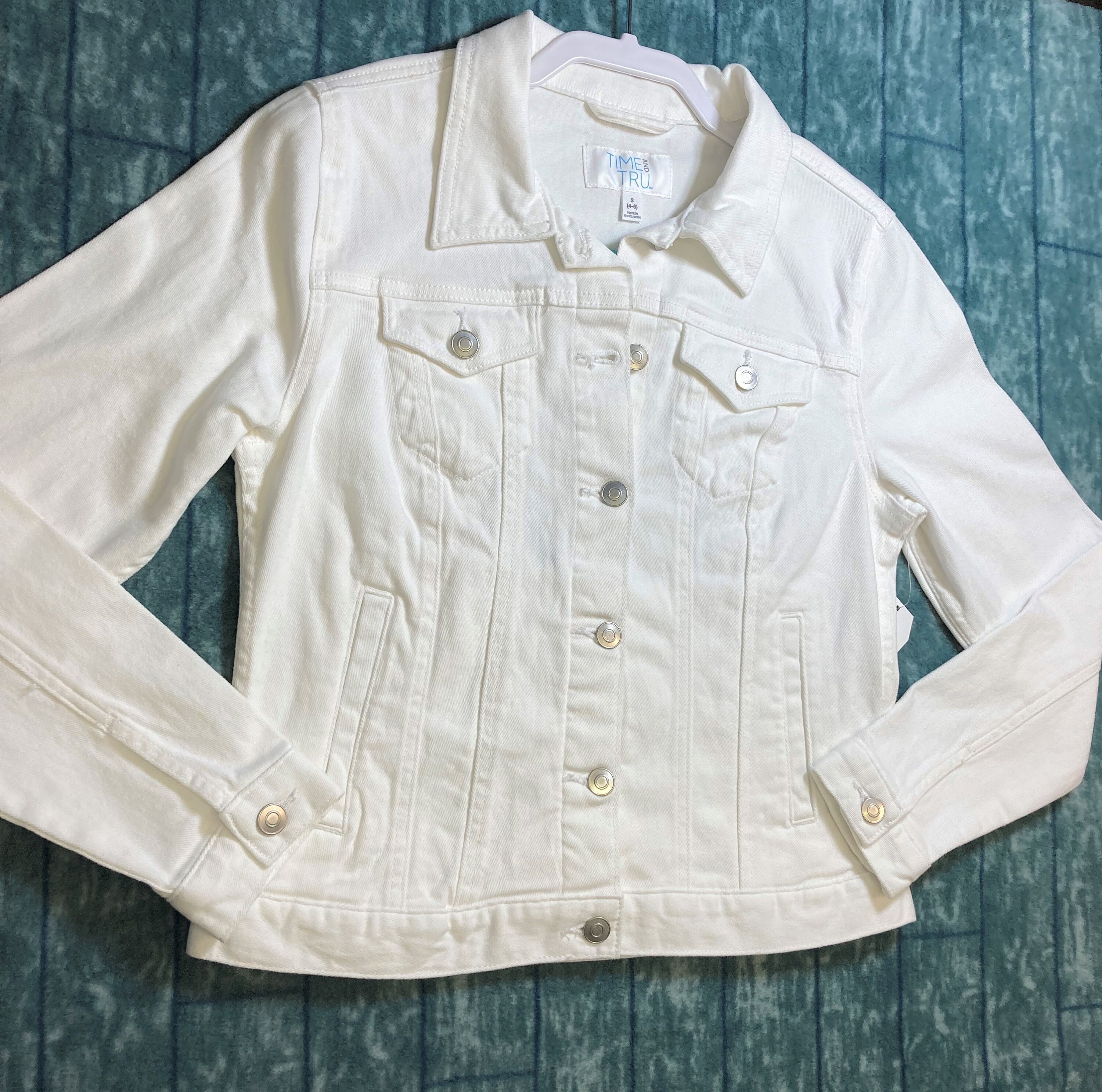 White Jean Jacket With Butterfly Embroidery Design - Etsy
