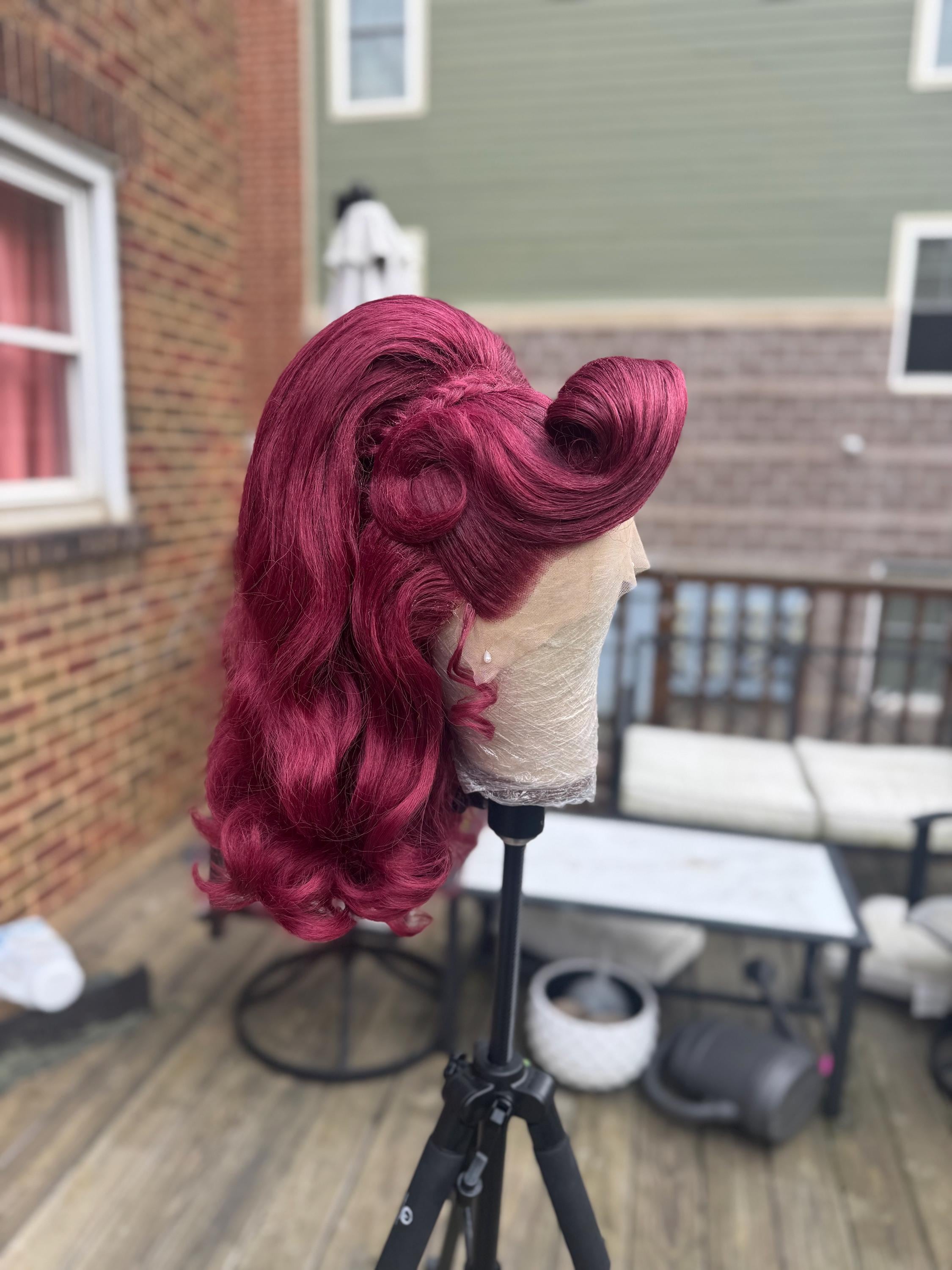 Double Stacked Styled Drag Wig (synthetic Lace Front) - LOLA - Etsy