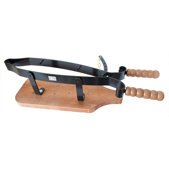 Handmade Wrought Iron Ham Rack With Wooden Base - Etsy