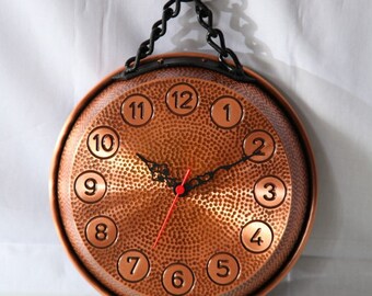 Copper Clock - Etsy