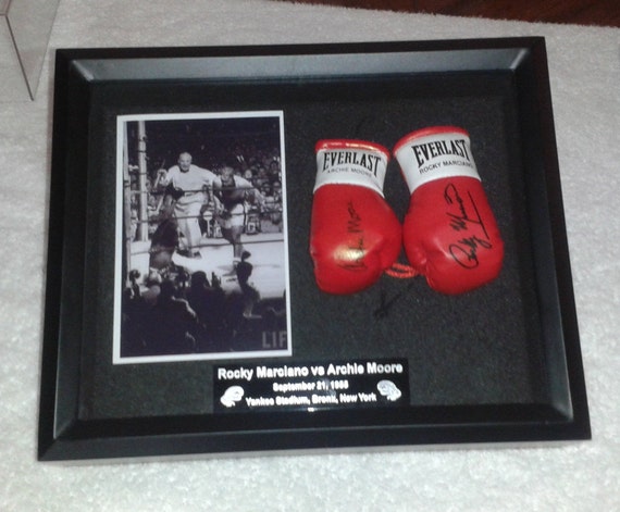 Archie Moore Vs Rocky Marciano Boxing Display | Etsy