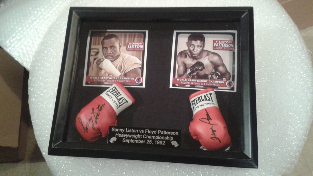 Sonny Liston Vs Floyd Patterson Boxing Display - Etsy