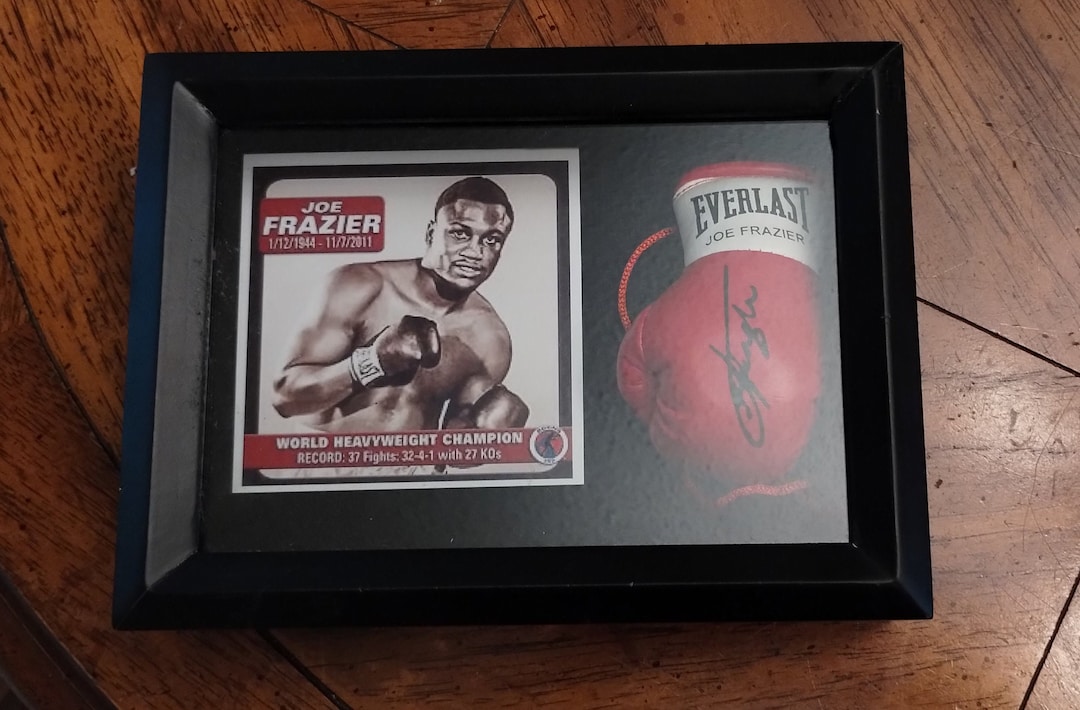 Joe Frazier Boxing Display - Etsy