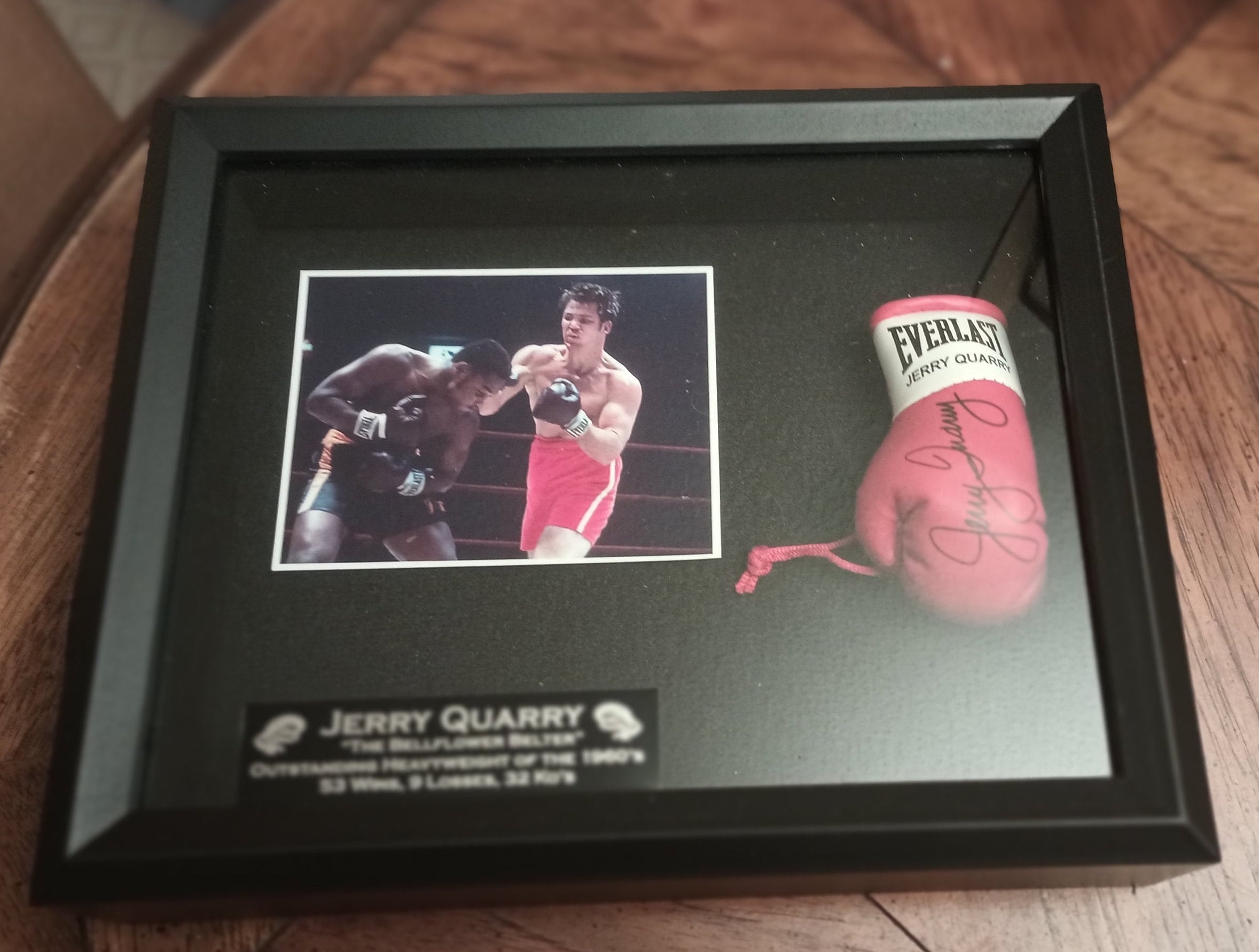 Jerry Quarry Boxing Display - Etsy