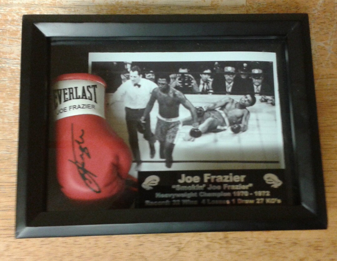Joe Frazier Boxing Display - Etsy