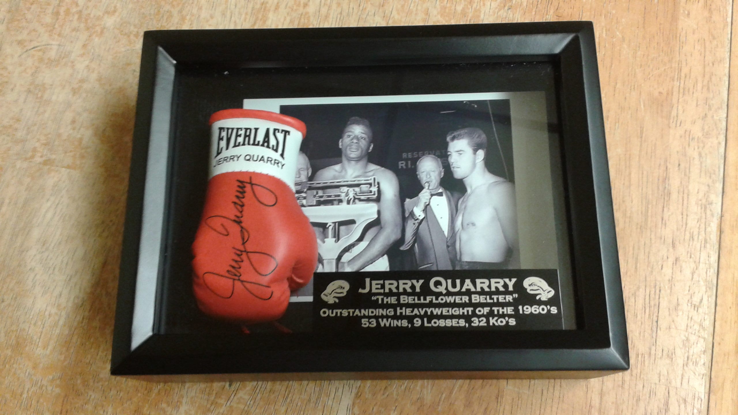 Jerry Quarry Boxing Display - Etsy