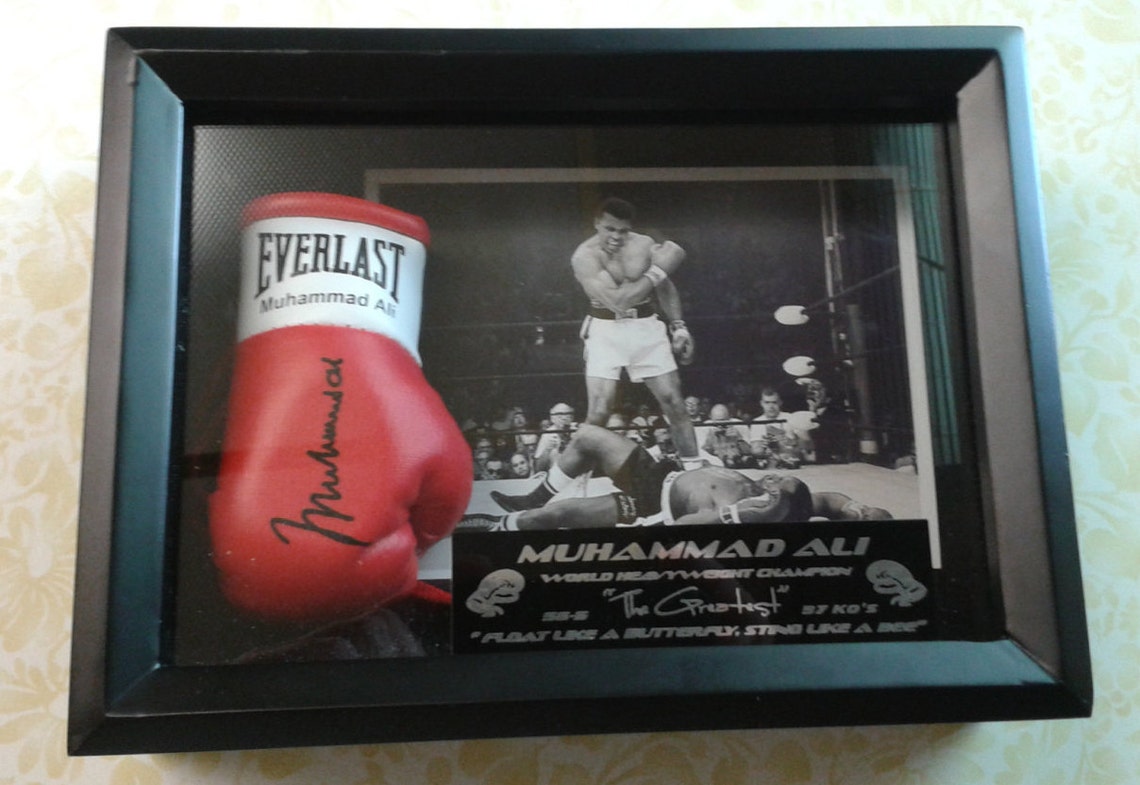 Great Gift for the Holidays a Mini Black Display Case With Autographed ...