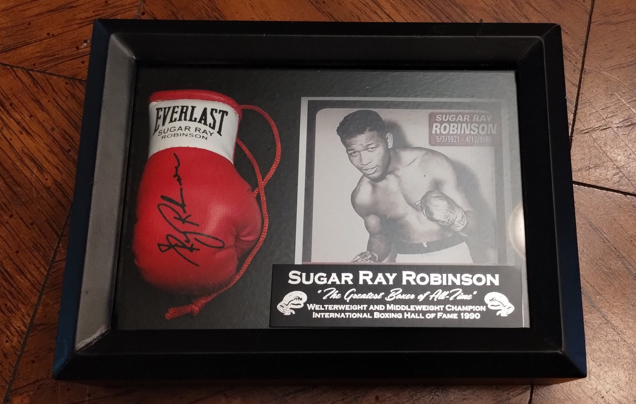 Sugar Ray Robinson Boxing Display - Etsy