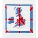 English Map and Union Jack Cross Stitch Chart. Download - Etsy