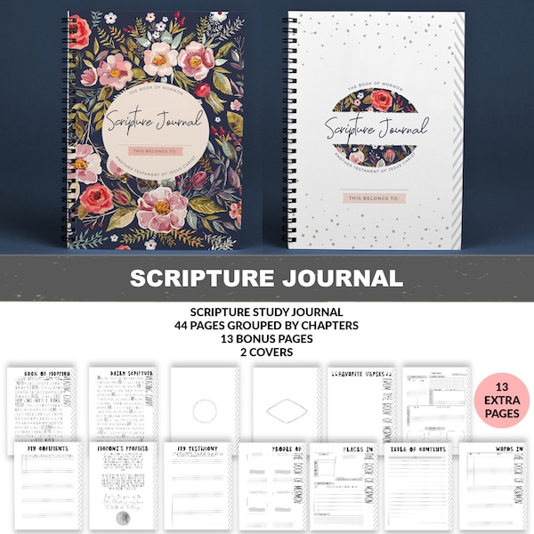 Lds Book of Mormon Notebook Journal - Etsy