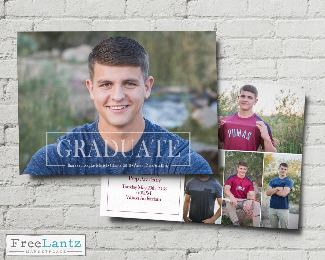 Guy Graduation, Formal Graduation, Graduation Invite, Photo Grad Invite ...