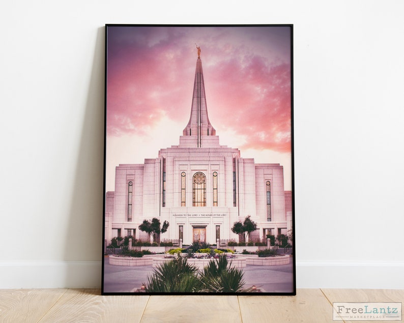 Buy Gilbert AZ Temple Print Lds Temple Photo Gilbert Arizona Online in ...