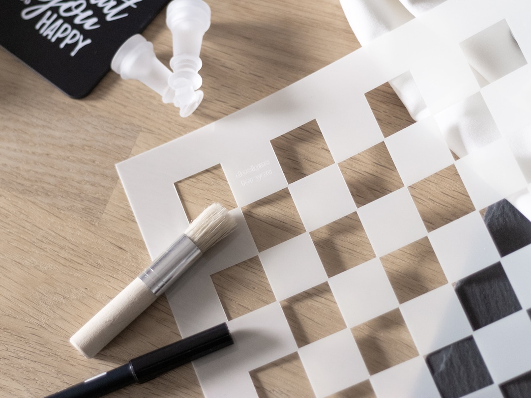 Stencil - Checkerboard M-XXL / More Sizes in the Shop / Checkerboard ...