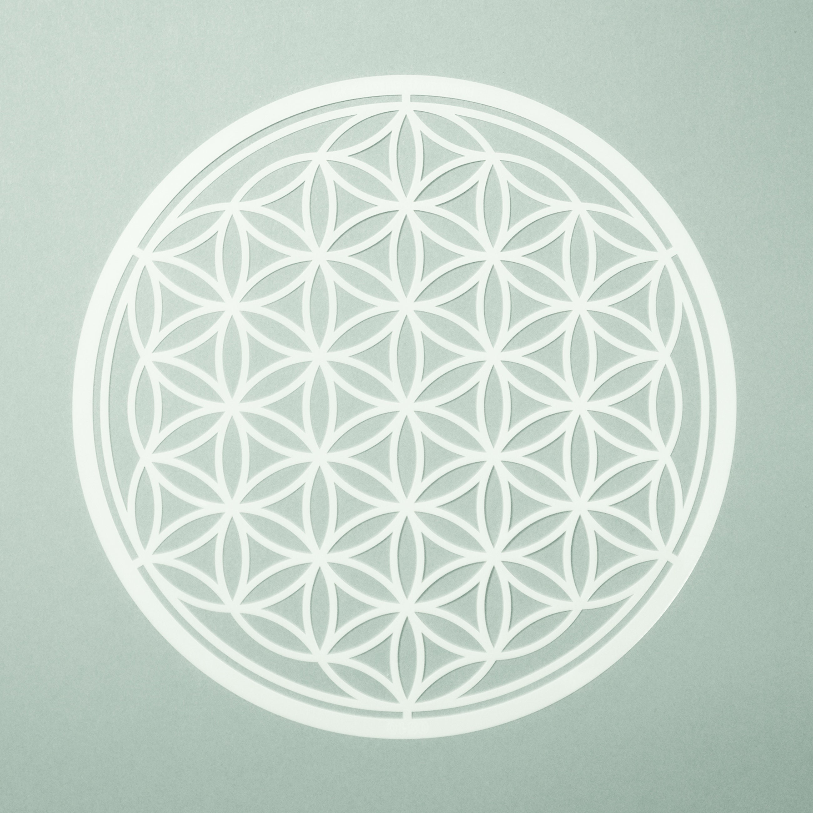 Schablone Blume Des Lebens