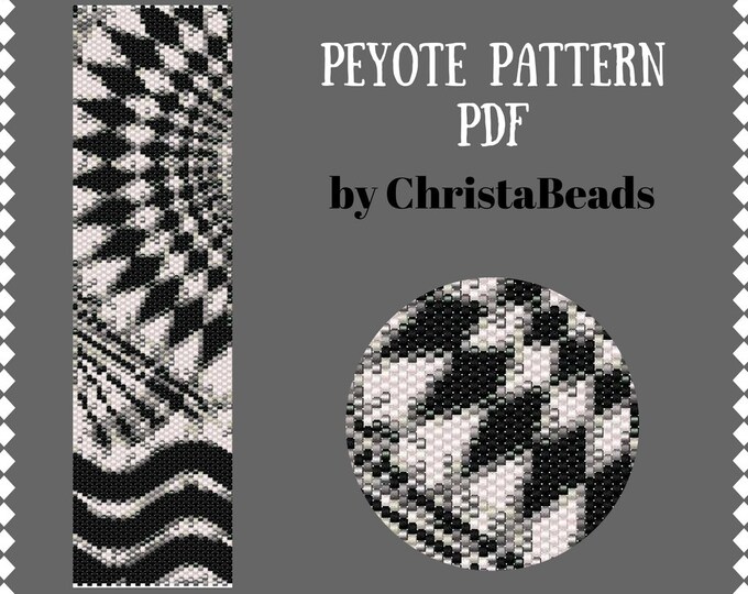 Peyote Pattern for Bracelet Instant Download Beading Pattern - Etsy Israel