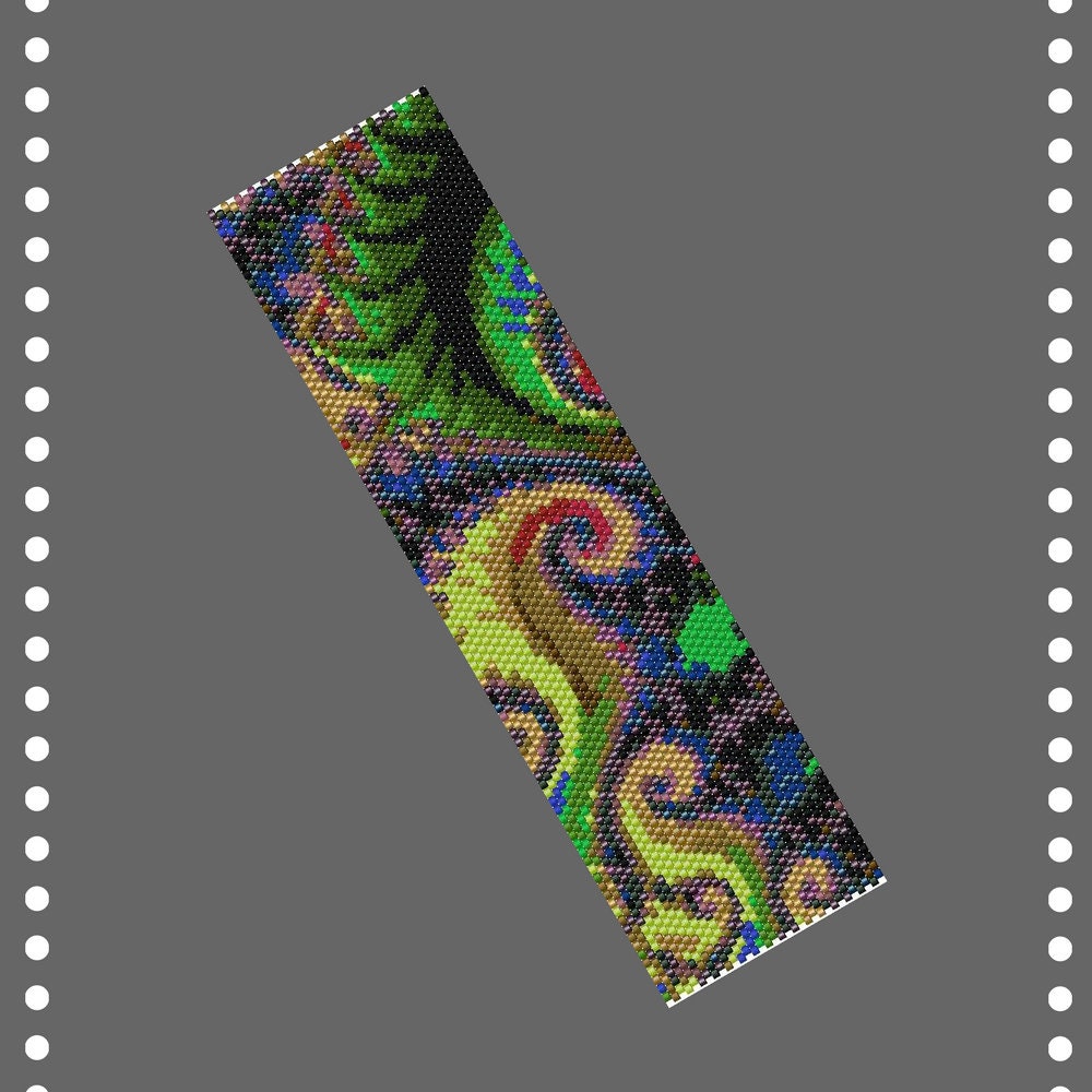 Peyote Pattern for Bracelet Instant Download Beading Pattern - Etsy