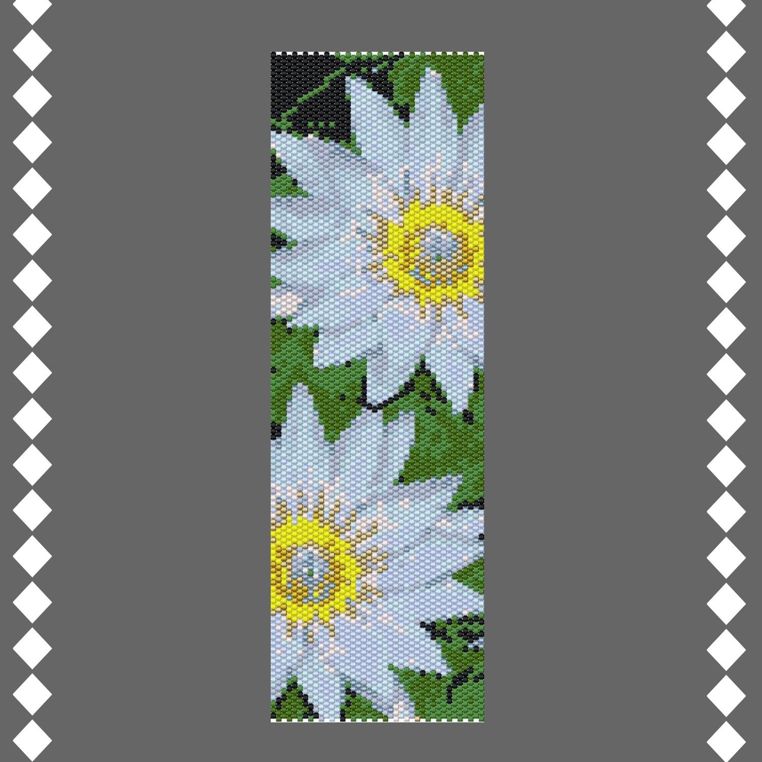 Peyote Bracelet Pattern States Flowers Beading PATTERN Peyote | Etsy