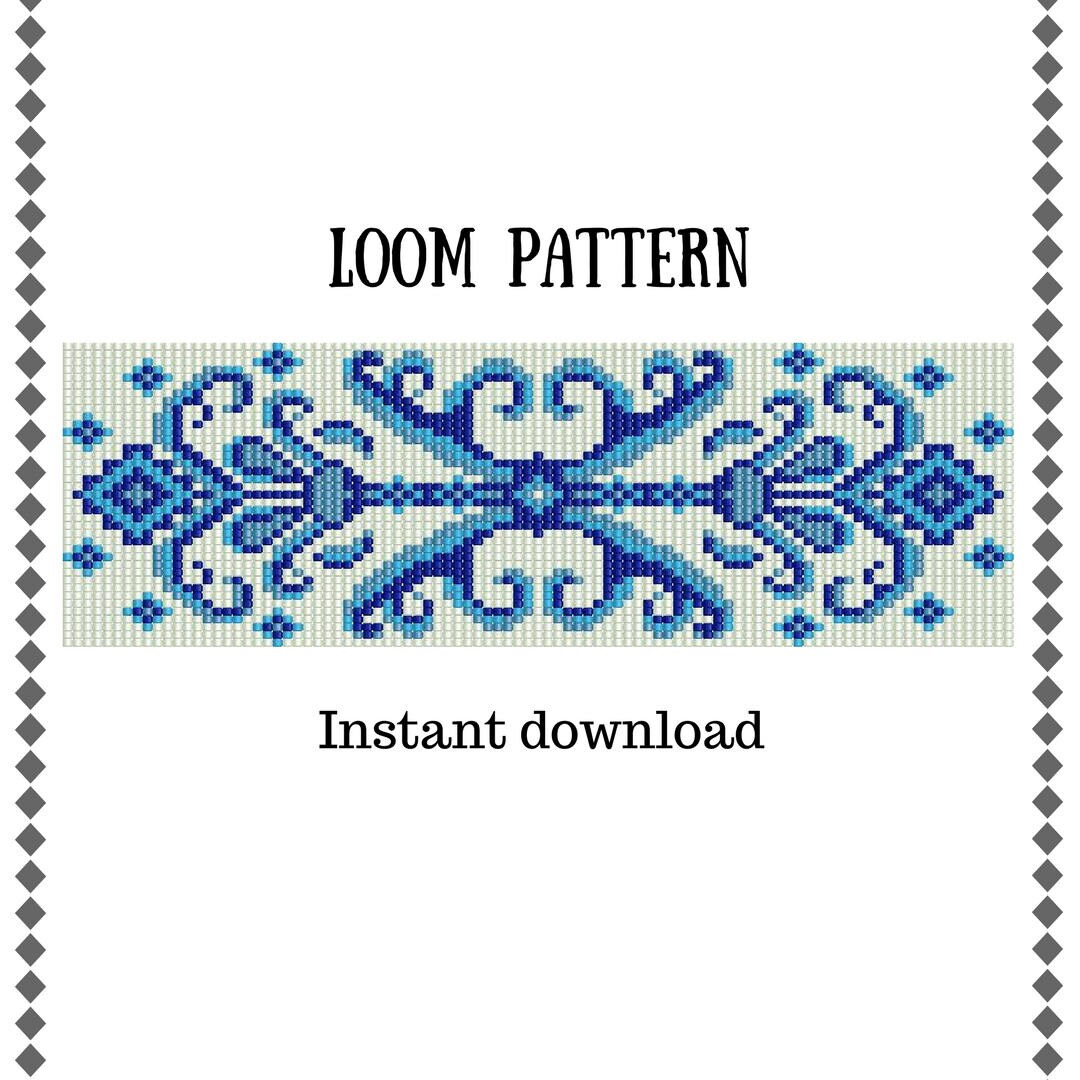 Pattern Loom Bracelet Jewelry Pattern Winter Pattern Bead | Etsy