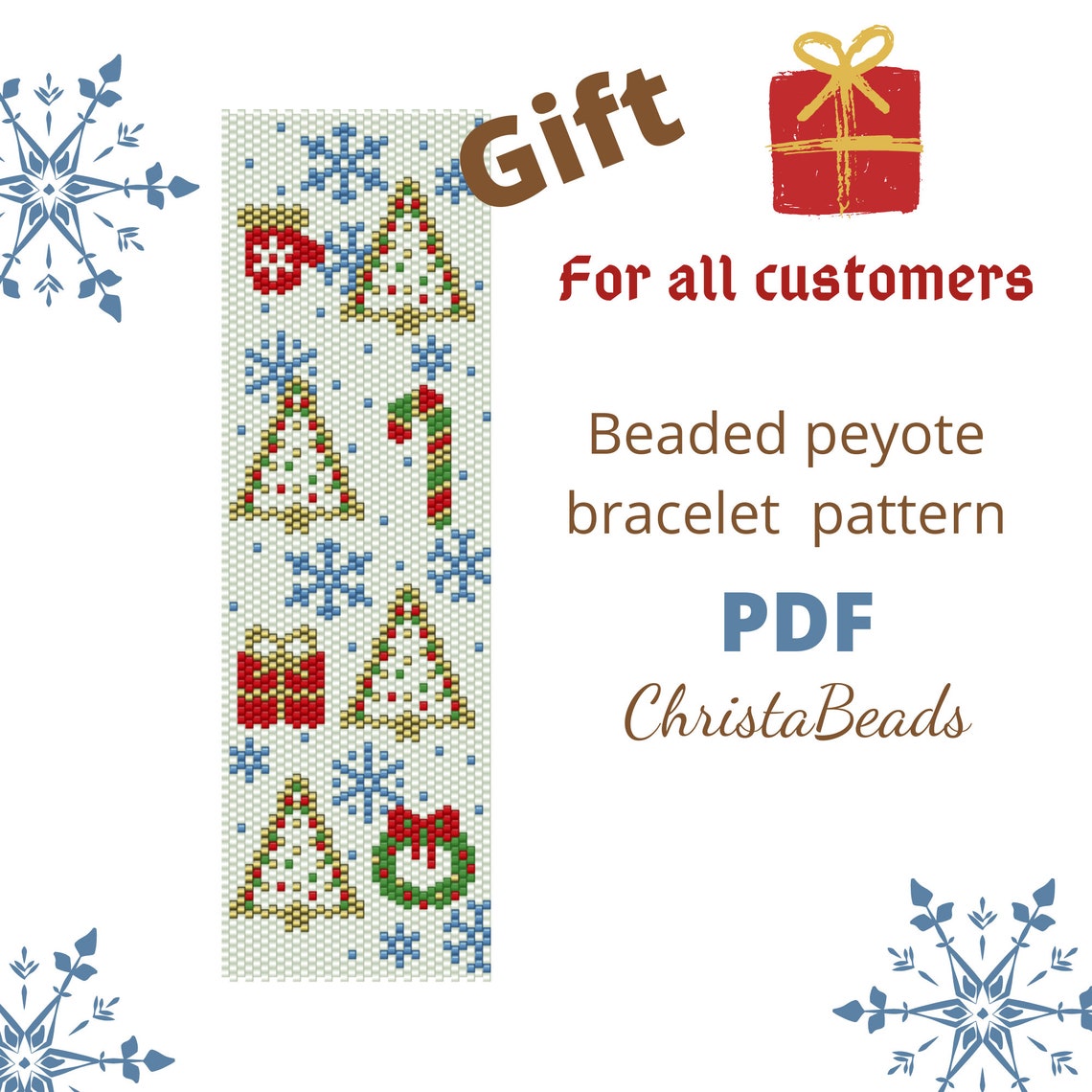 Flower Pattern Peyote 1 Roses Peyote Bracelet Patterns - Etsy