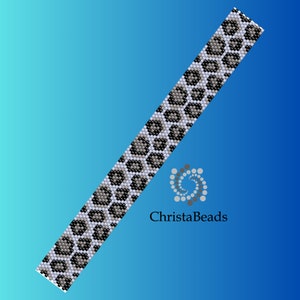 Peyote Leopard Pattern, Peyote Stitch Pattern Narrow, Even Count. - Etsy