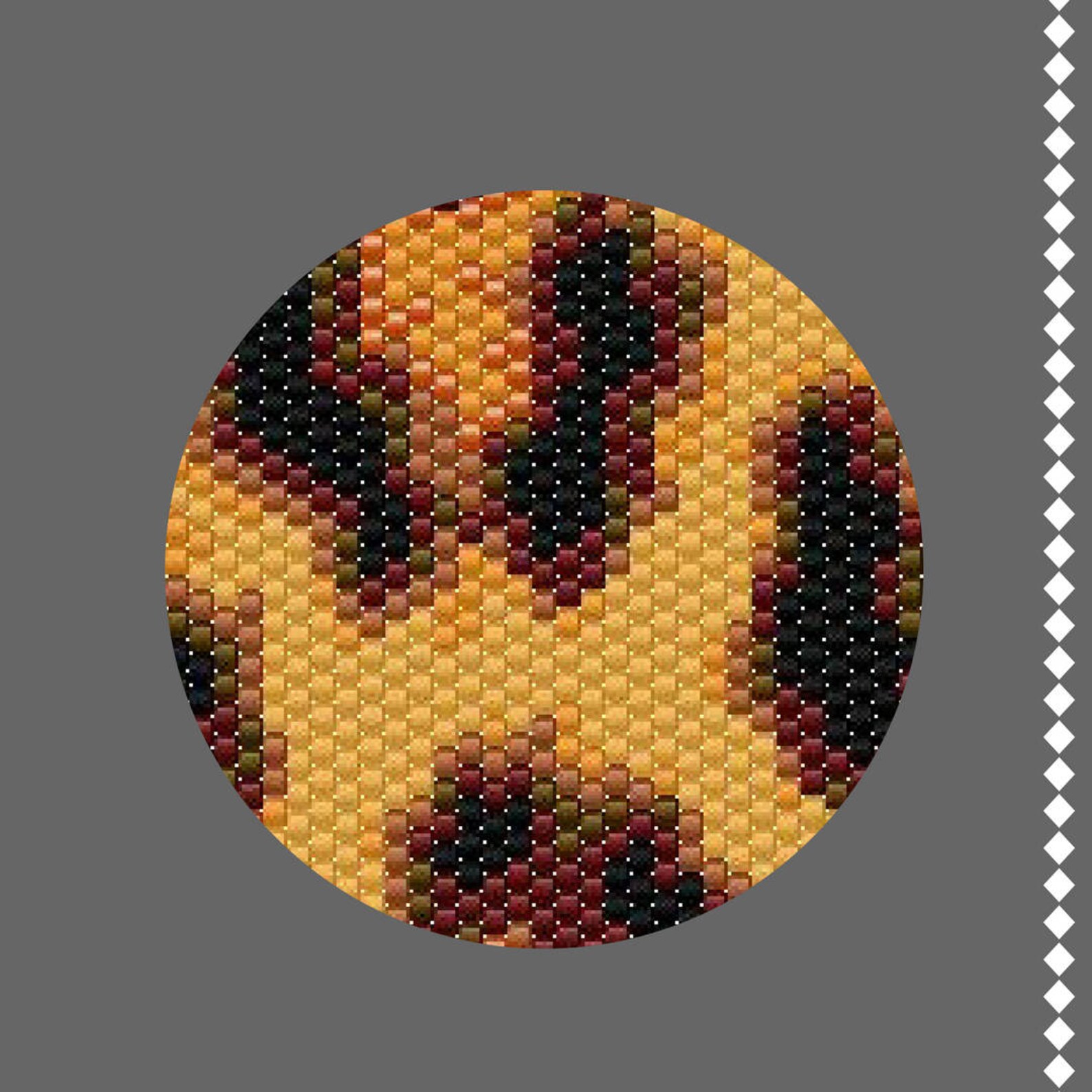 Peyote Beading Pattern Leopard Seed Bead Pattern PDF Bracelet Patterns ...