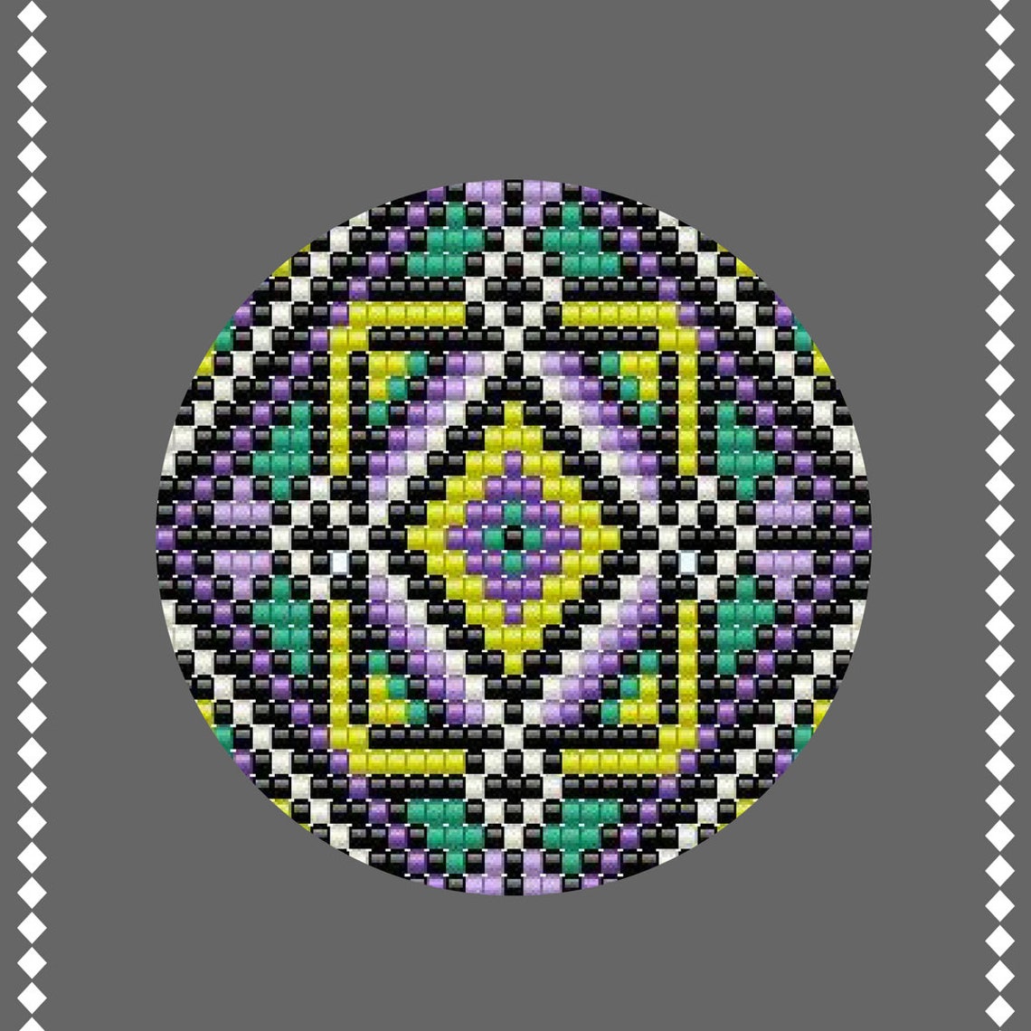 Loom Beading Pattern PDF Instant Download Bracelet Pattern - Etsy