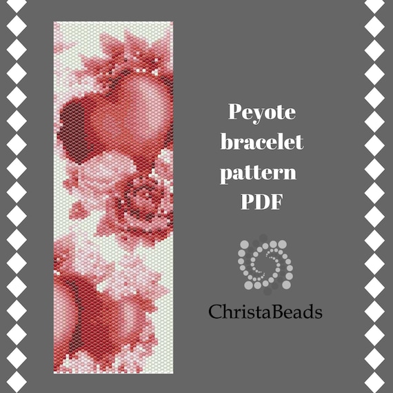 Kits & How To PDF instant download love hearts beading pattern ...