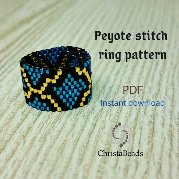 Peyote Ring Pattern - Etsy