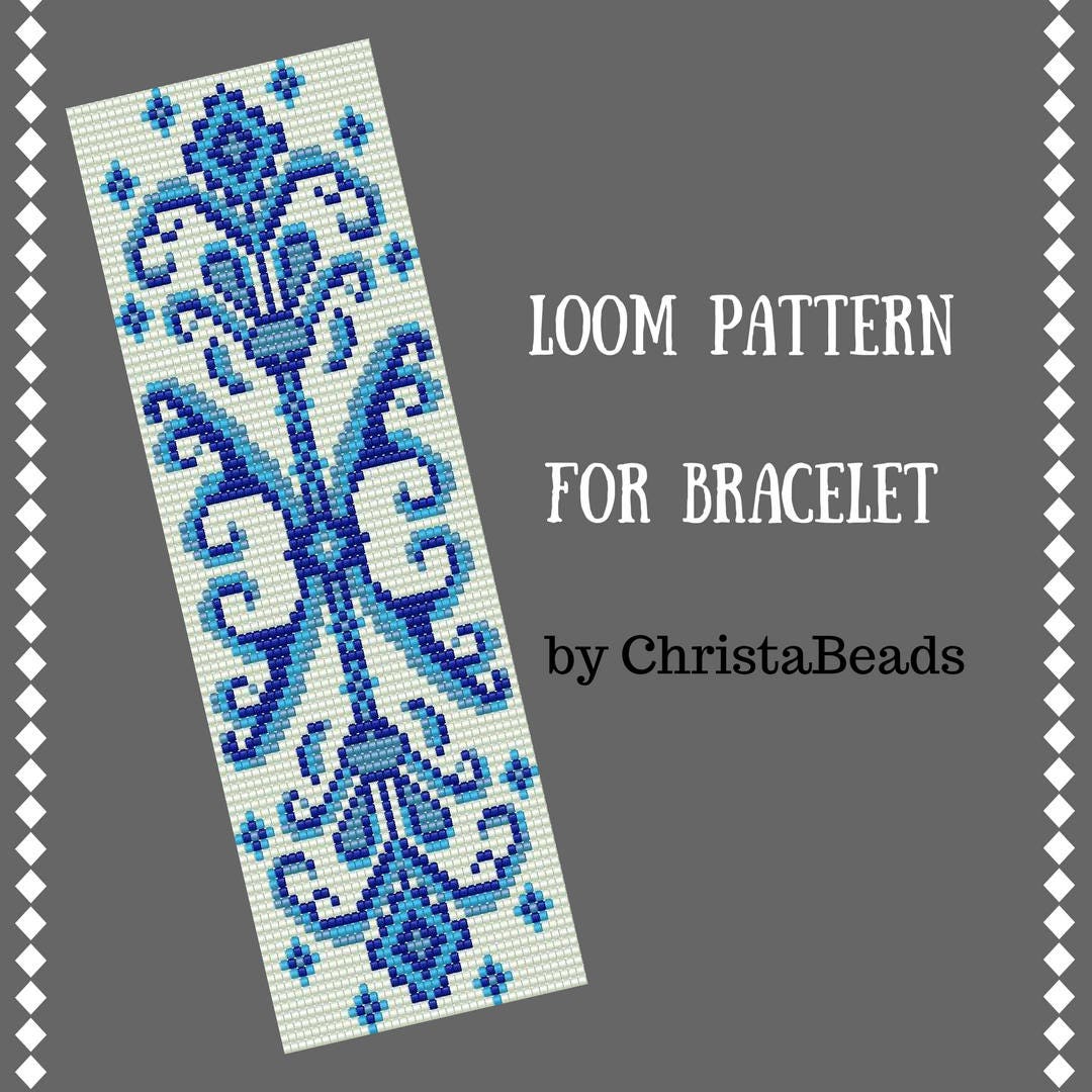 Pattern Loom Bracelet Jewelry Pattern Winter Pattern Bead | Etsy