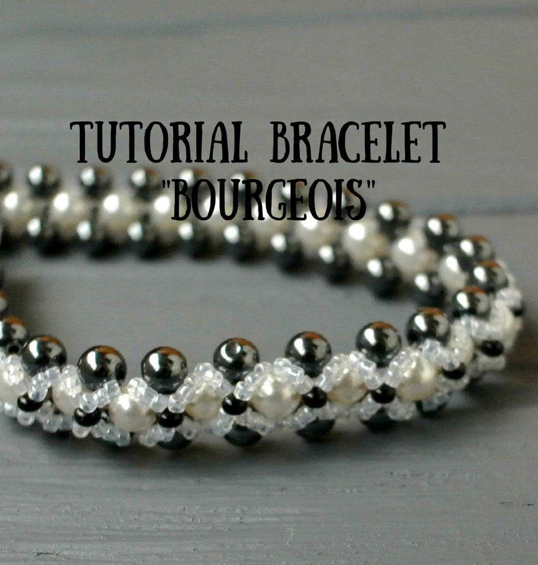 TUTORIAL Bracelet Jewelry Tutorial Bracelet Pattern PDF Jewelry Pattern ...