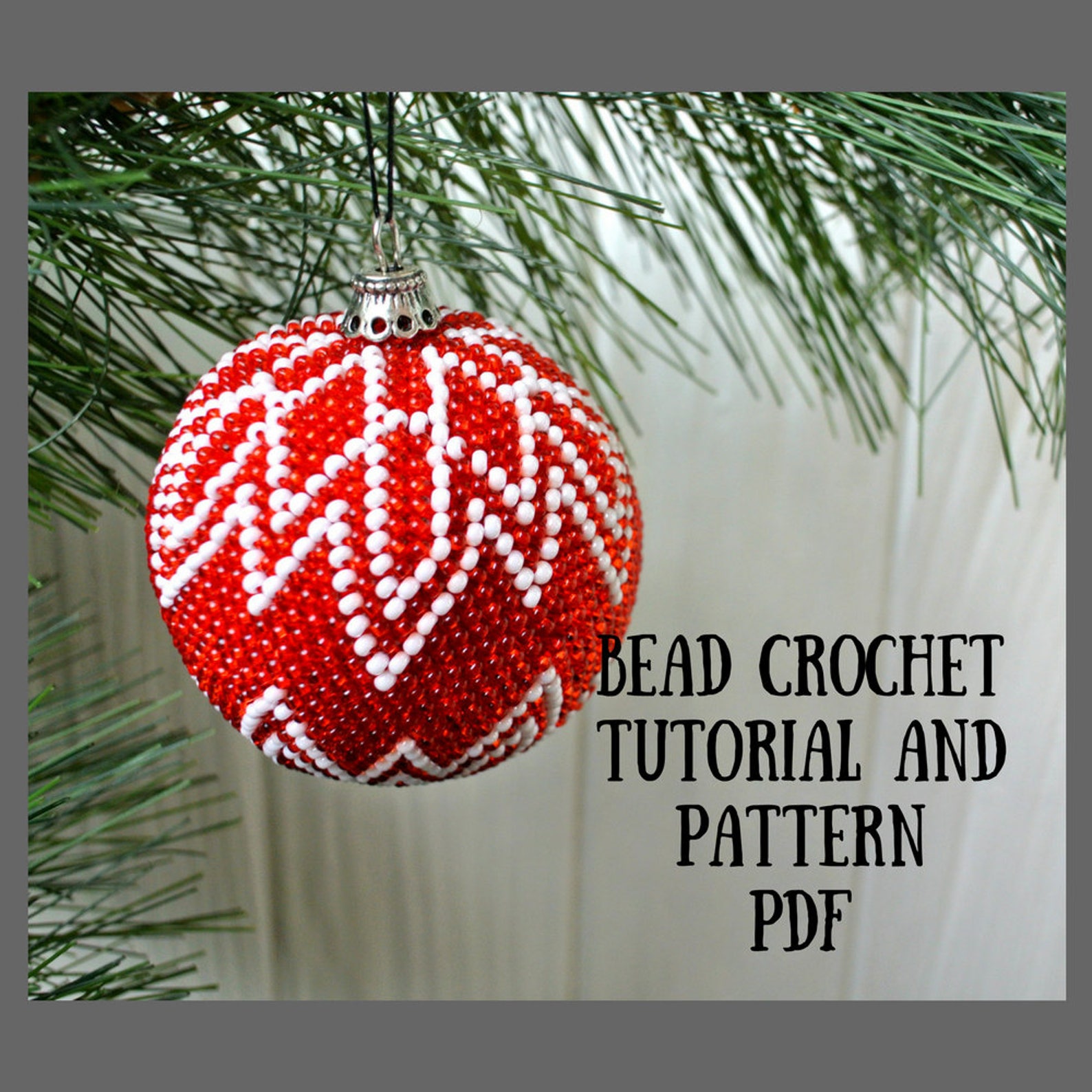 Bead Crochet Tutorial Christmas Ball Pattern Crochet Seed Bead - Etsy